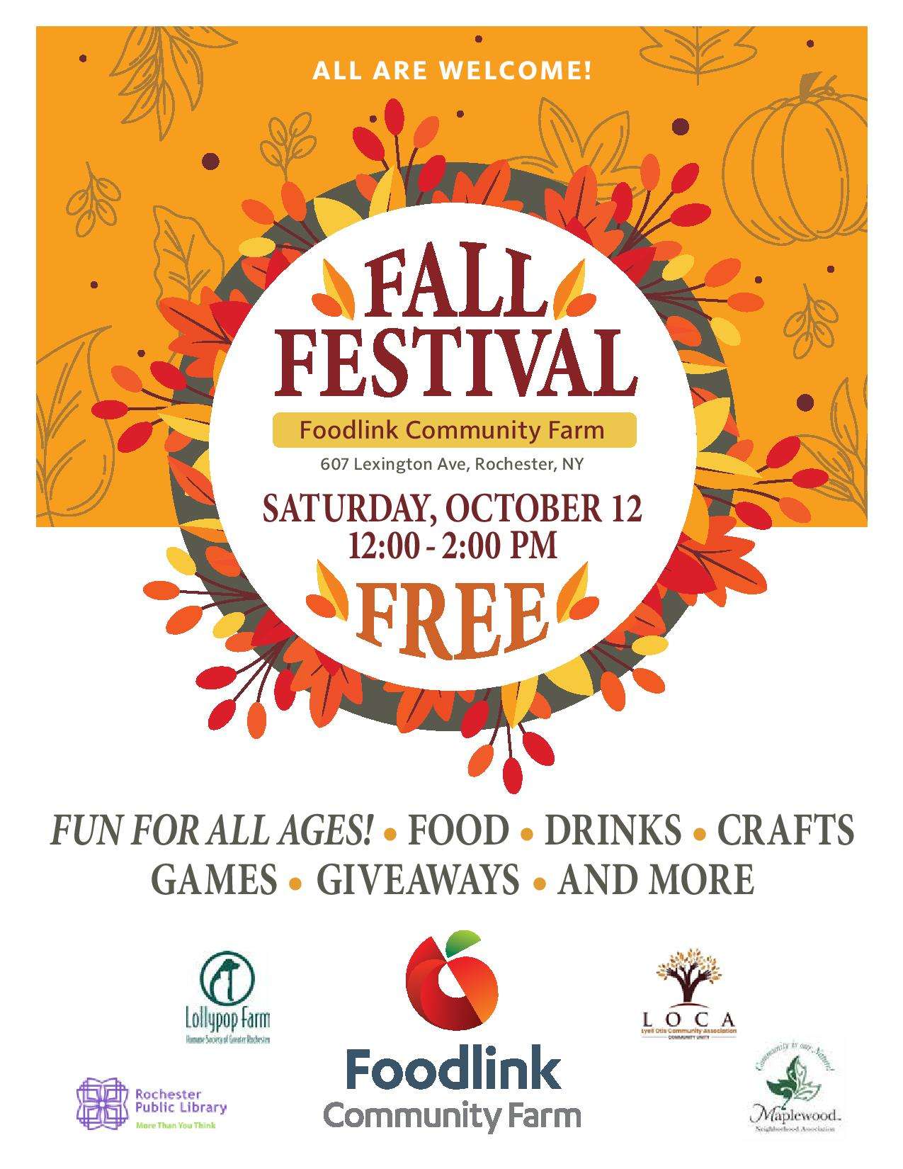 Foodlink Community Farm hosts annual Fall Festival! - Foodlink Inc
